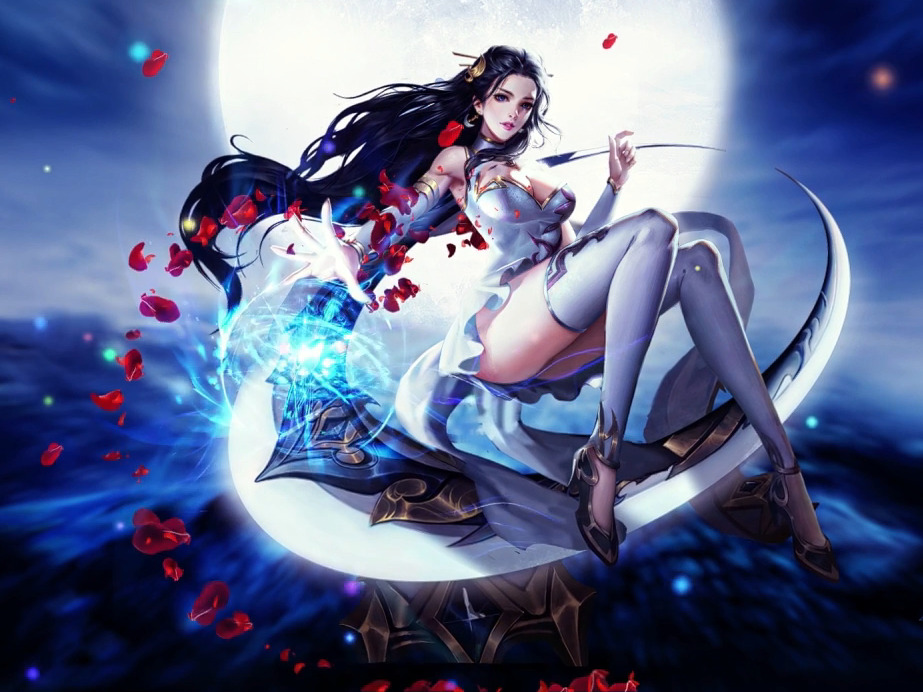 AE制作的2个武侠游戏人物原画转动态PV向展示_方块-站酷ZCOOL