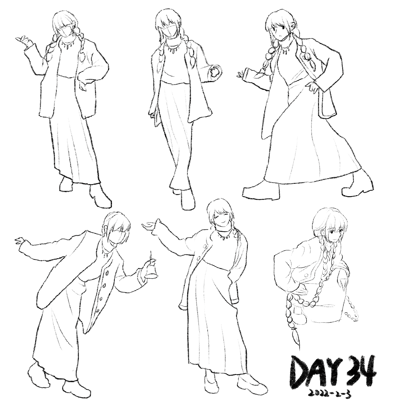 ＃速写60天挑战赛＃day34_scoriae-站酷ZCOOL