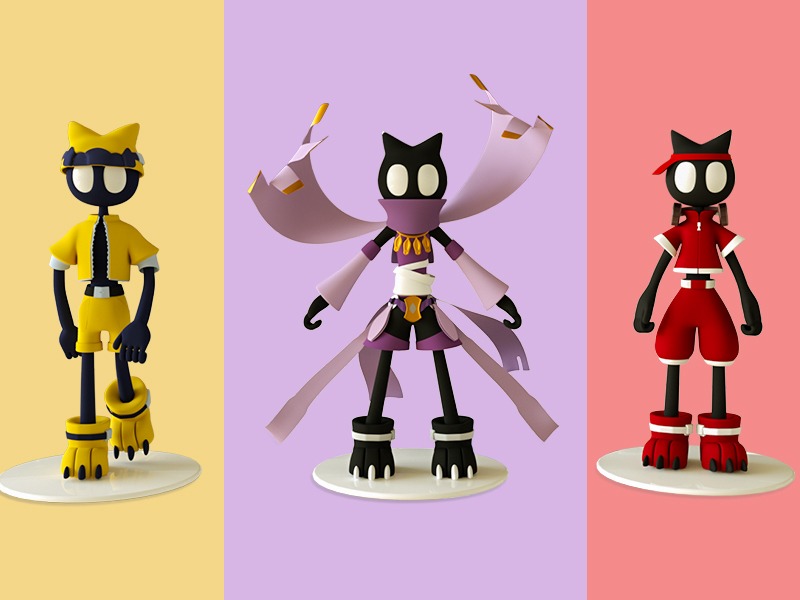 c4dip形象设计/三维人物建模_谢怜13事-站酷ZCOOL