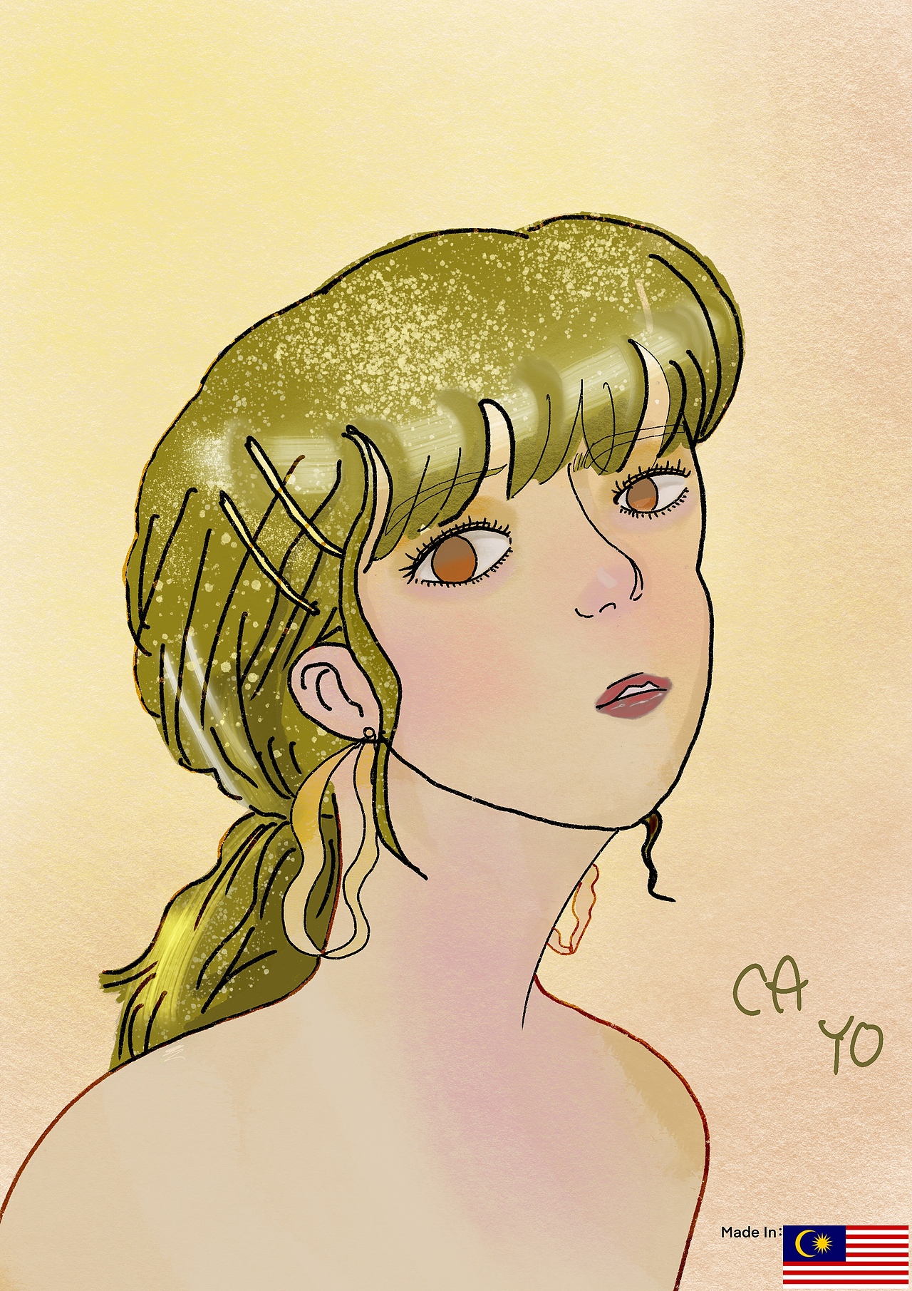 空灵韩系美女_嘉Yo-站酷ZCOOL