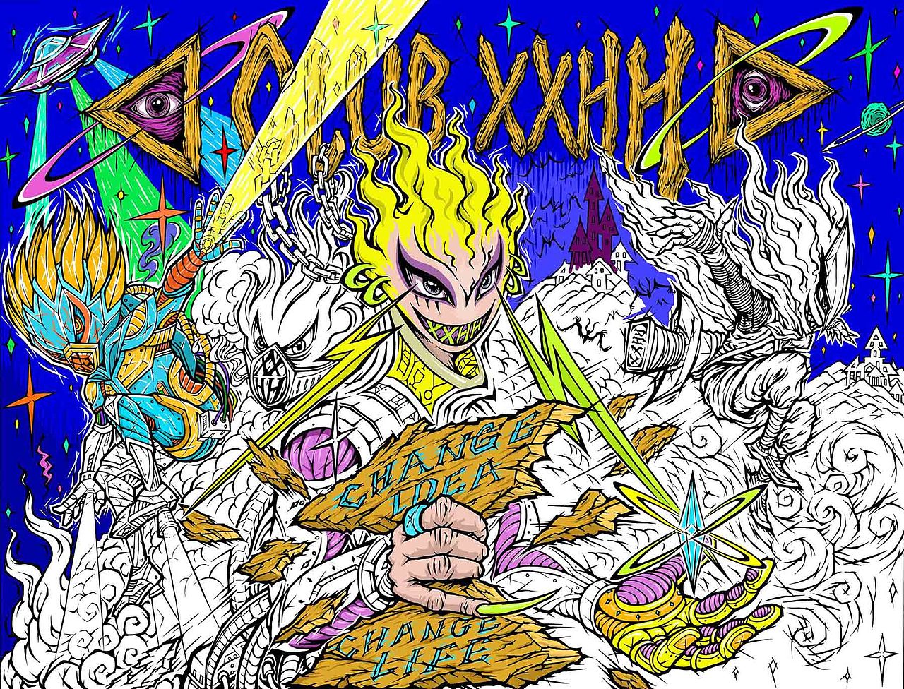 我与潮牌club xxhh合作的《Change Idea Change Life》_傅淳强-站酷ZCOOL