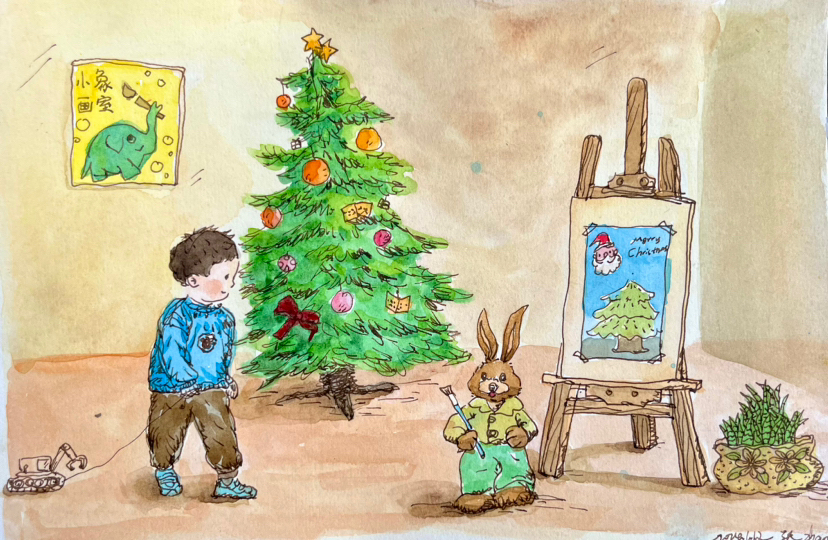 水彩插画_木之目-站酷ZCOOL