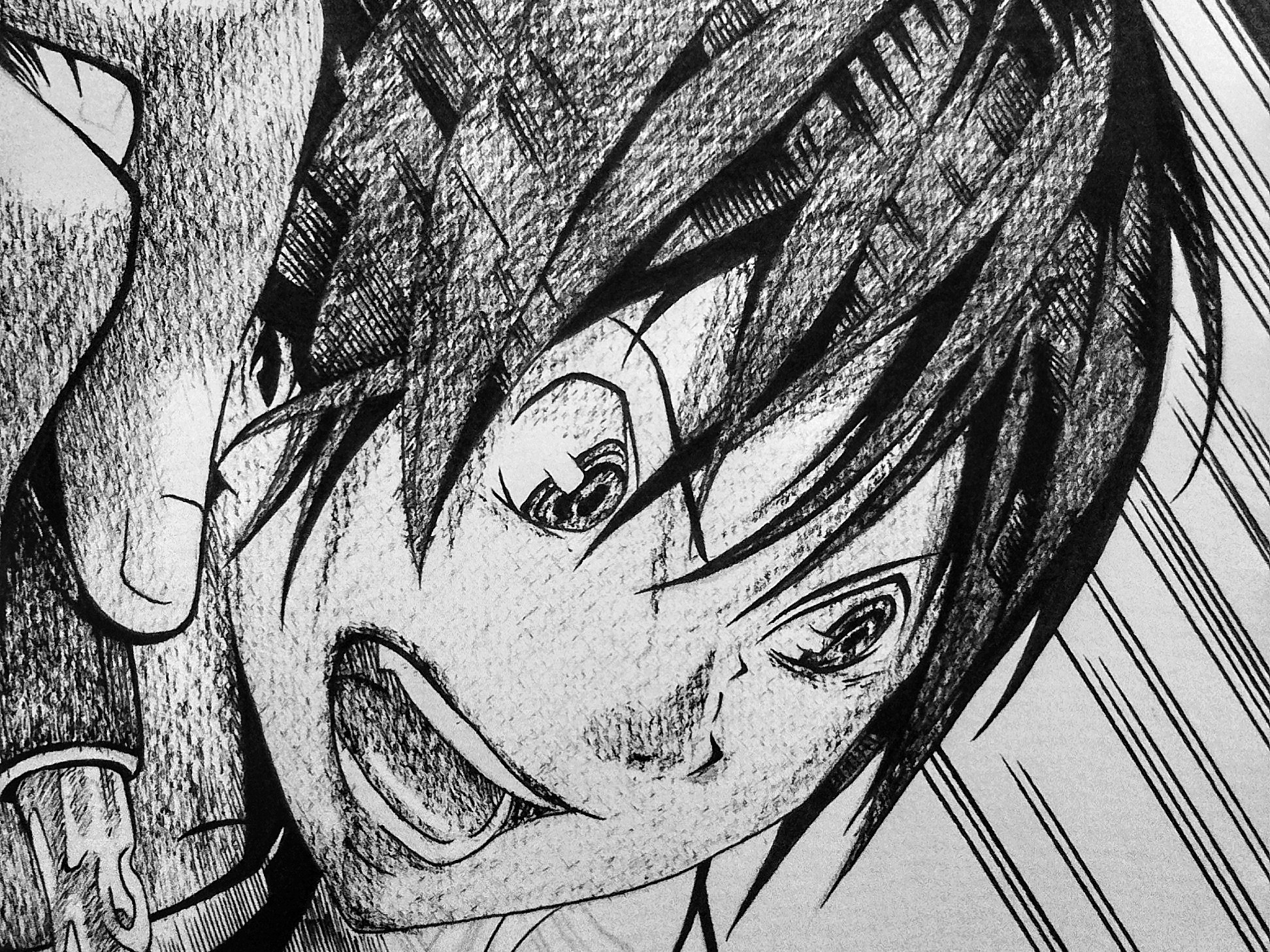 《不甘》手绘插画_Check_Ring-站酷ZCOOL