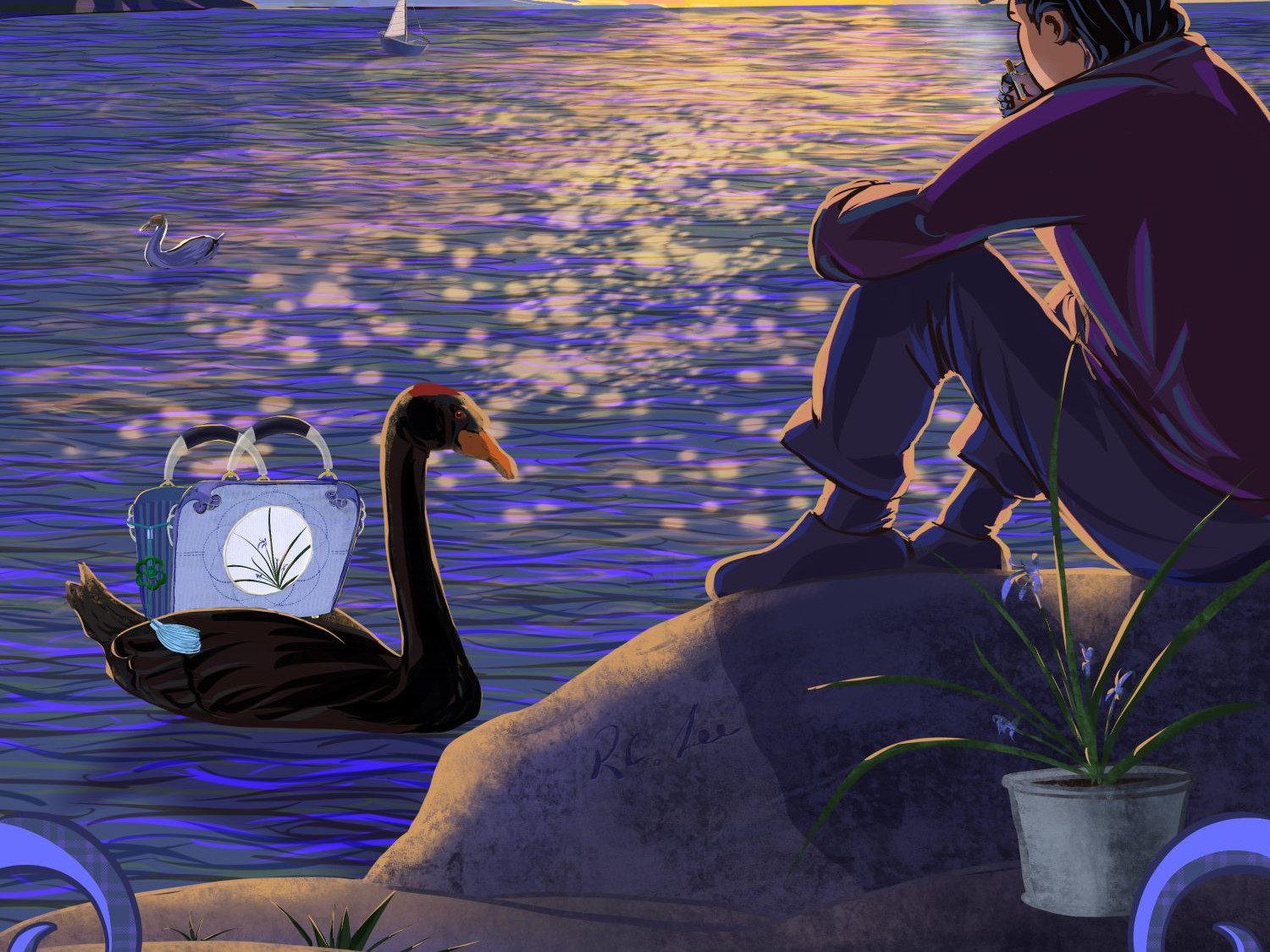 原创插画《包治百病》兰_rc_lee-站酷ZCOOL