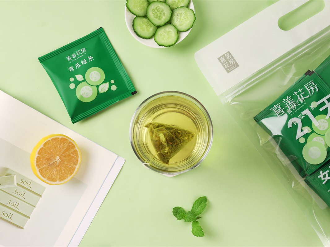青瓜茶 绿茶拍摄_静物摄影师Lily-站酷ZCOOL