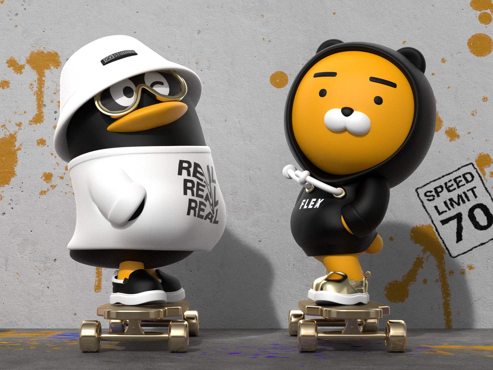 QQ ╳ KAKAO FRIENDS限量潮玩2.0来袭！_腾讯ISUX-站酷ZCOOL