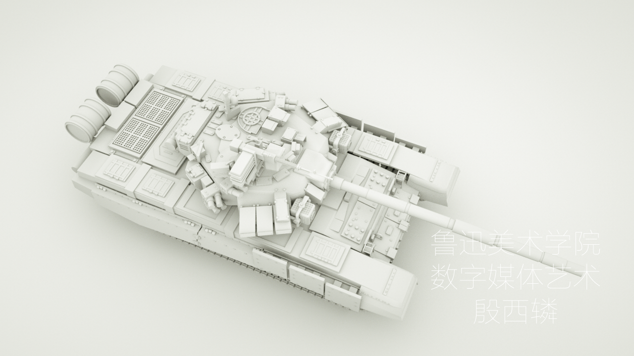 T90-裸模_RED麒麟-站酷ZCOOL