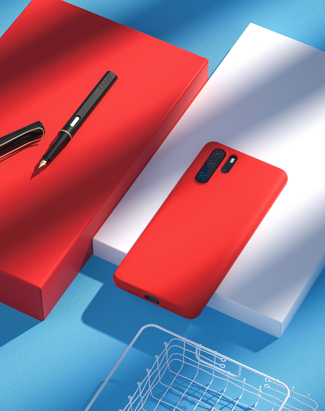 P30 Pro 液态硅胶壳渲染表现_Firefox火狐-站酷ZCOOL