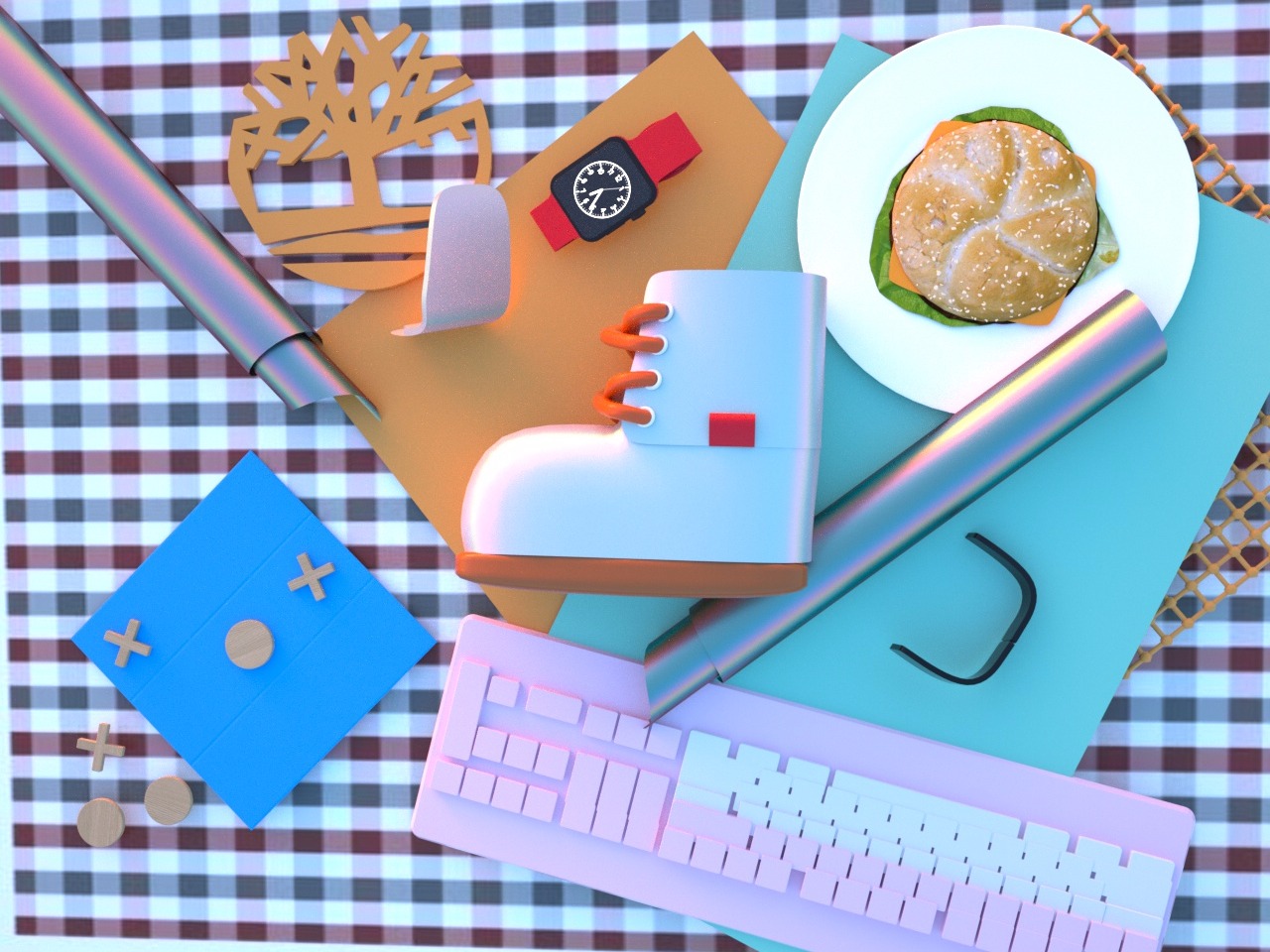 C4D练习作品_sunjoan-站酷ZCOOL