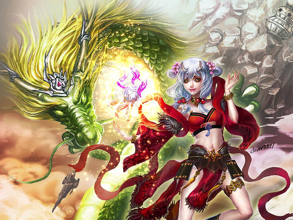 龙女_熊猫姐C酱-站酷ZCOOL