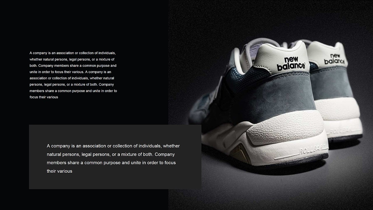新百伦newbalance运动品牌商业计划书企业宣传演示ppt模板_MASEFAT工作室-站酷ZCOOL