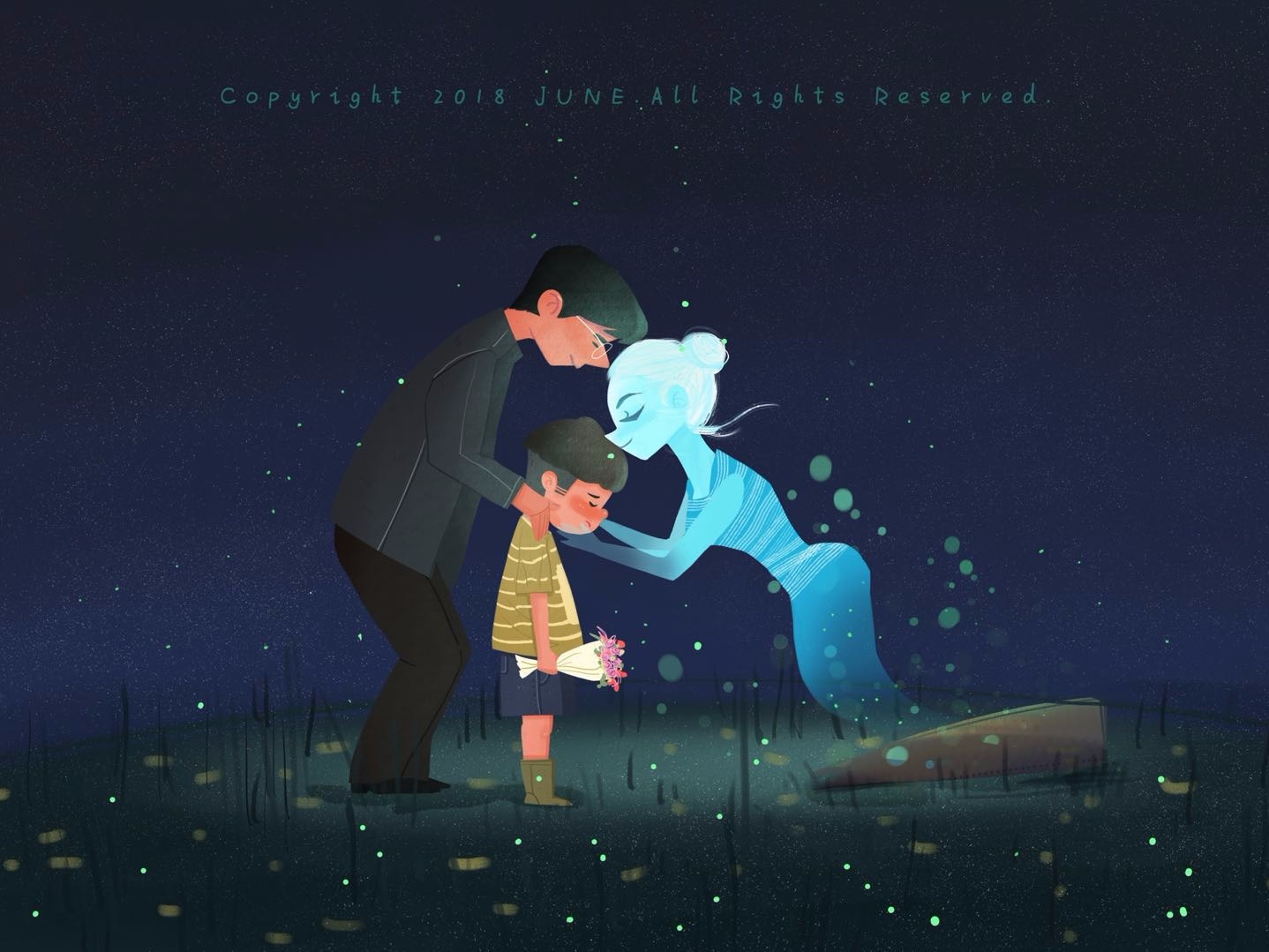 等你长大，妈妈还是28岁_ZCJUNE-站酷ZCOOL