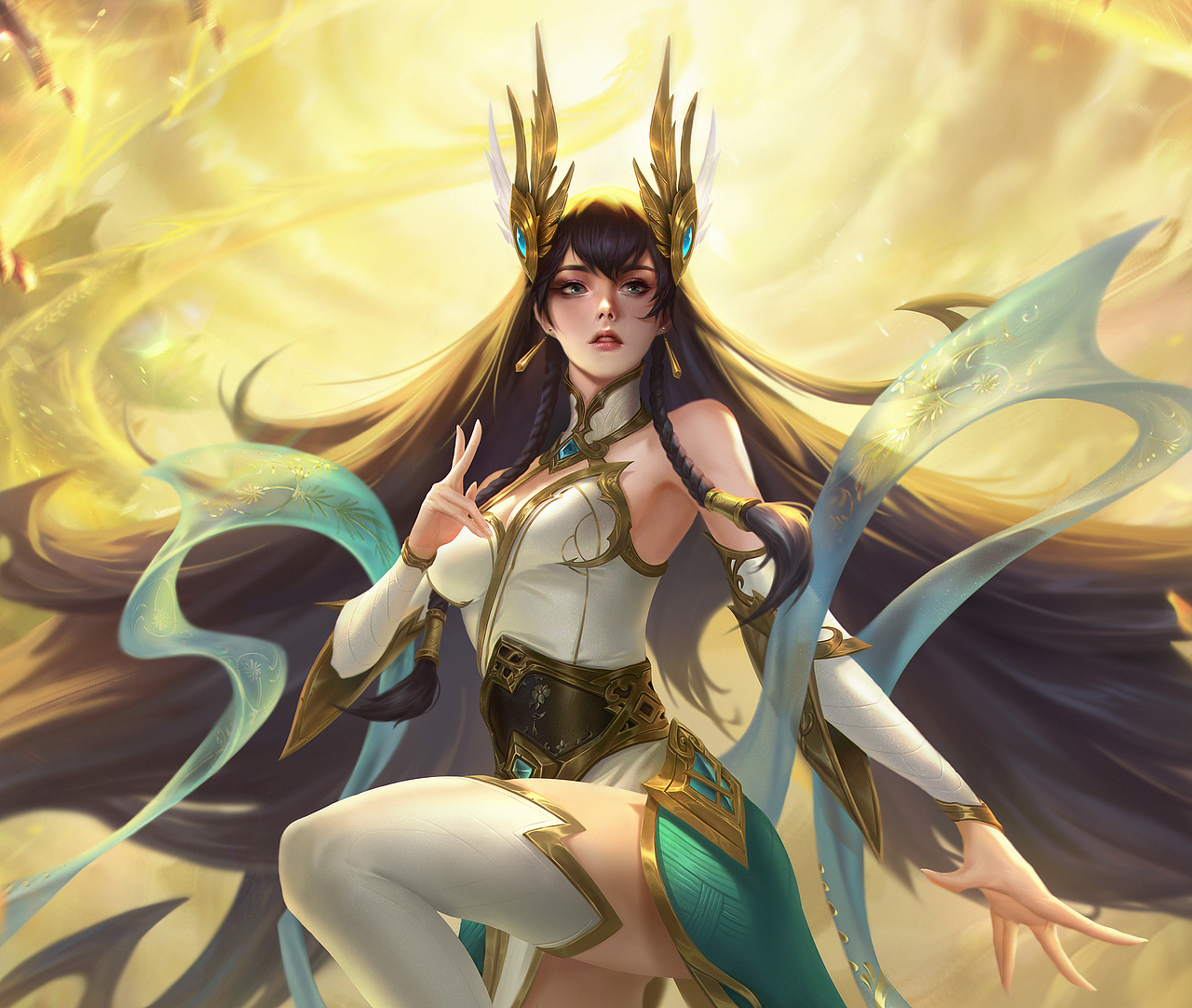 LOL同人 玉剑仙 艾瑞莉娅_閃時WU-站酷ZCOOL