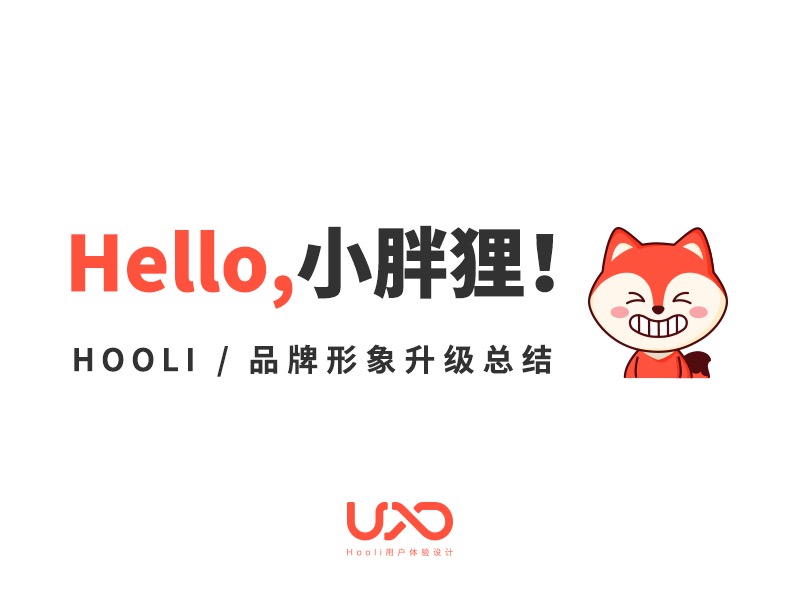 Hello，小胖狸！HOOLI品牌形象升级总结_hooli体验设计-站酷ZCOOL
