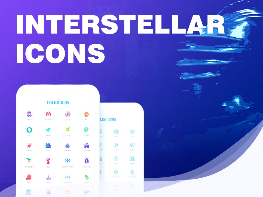 Interstellar Icons_佐右_Design-站酷ZCOOL