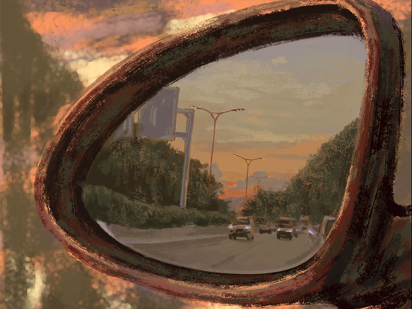 下班的路上_rebbit-站酷ZCOOL