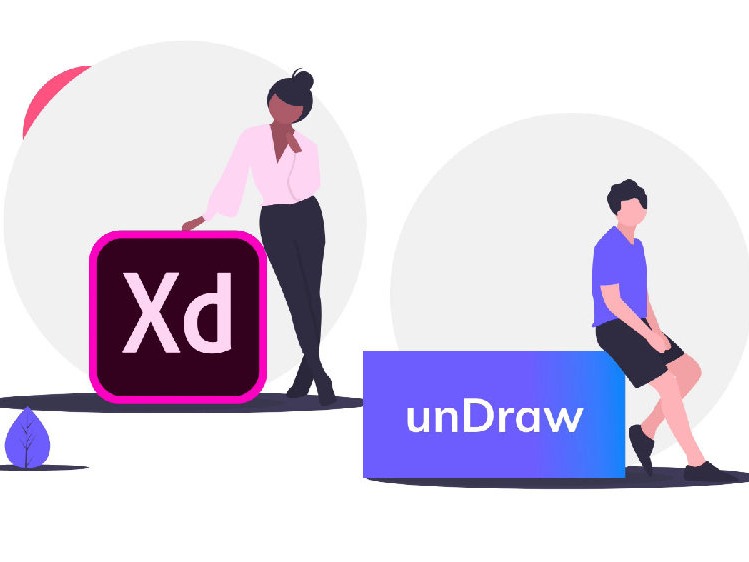 Adobe XD 免费可商用插画插件unDraw_YG_Meng-站酷ZCOOL