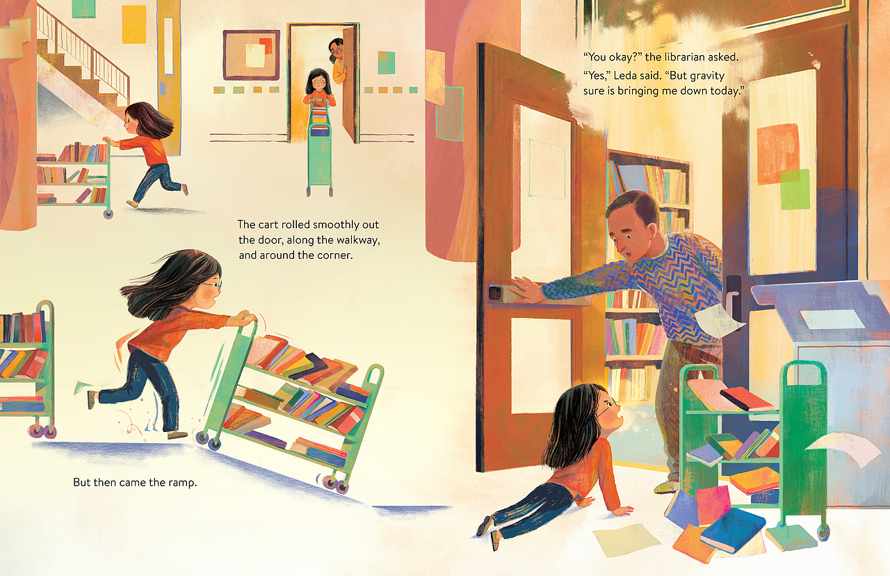 幽默科普绘本 --《Gravity is Bringing Me Down》_cornelia_illo-站酷ZCOOL