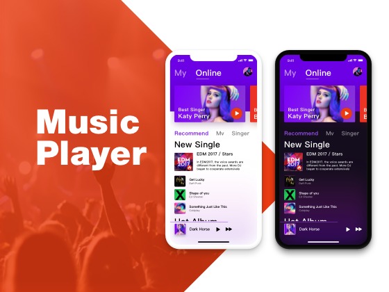 MUSIC APP 练习_Rock房子-站酷ZCOOL