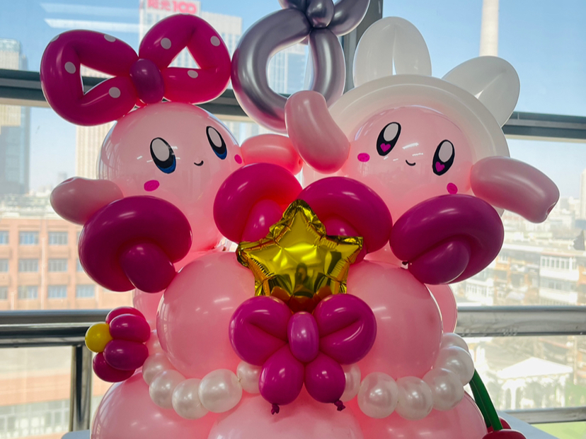 客定生日蛋糕气球_angleANN-站酷ZCOOL