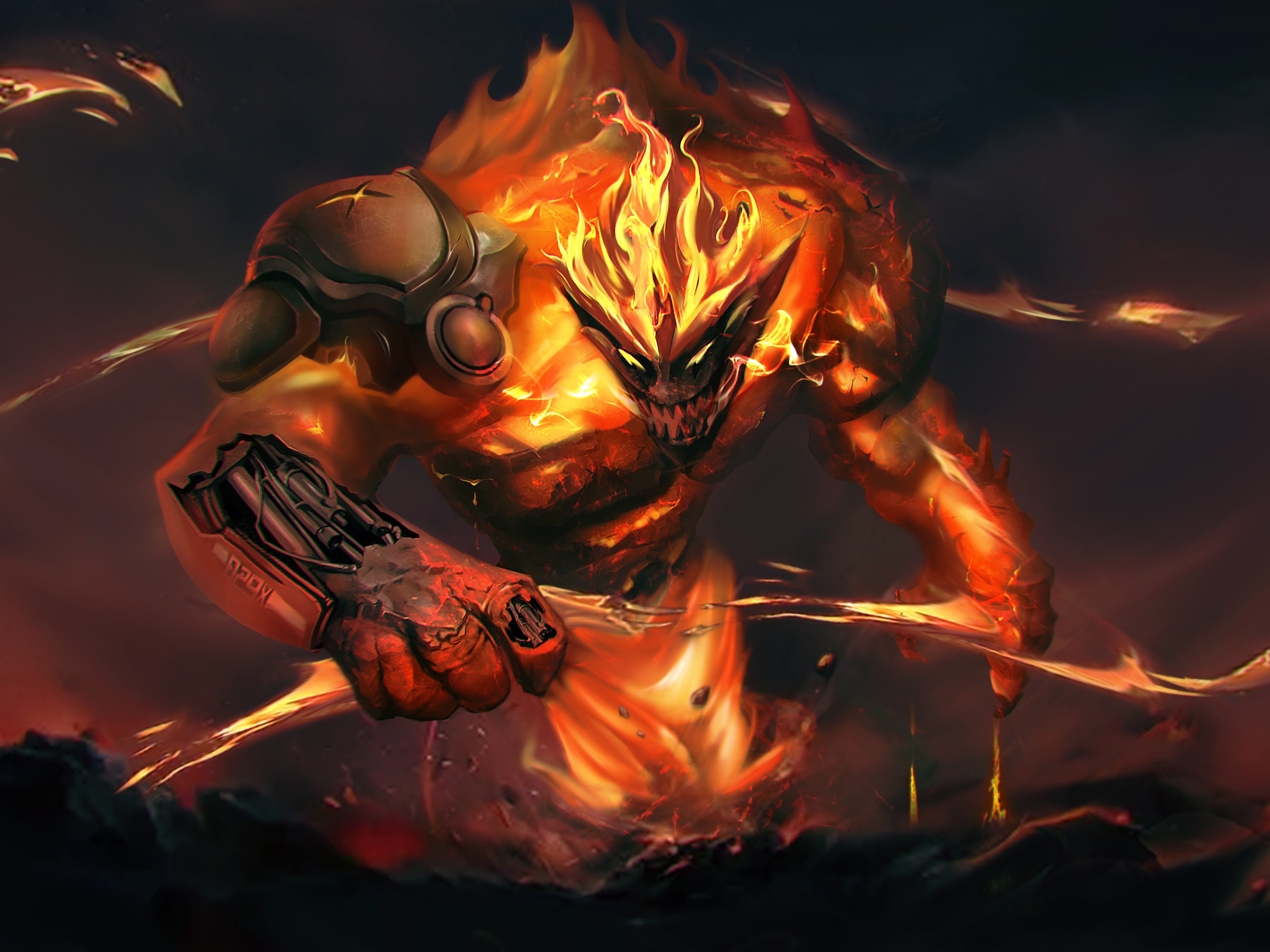 火焰巨兽_肖子恒-站酷ZCOOL