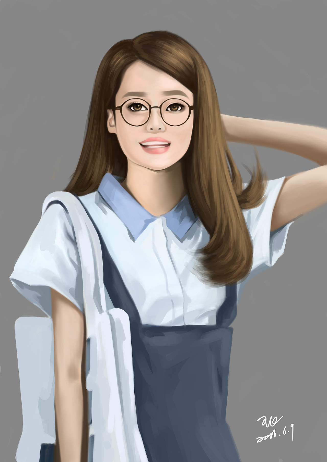 笑语嫣然_杀死你的眼-站酷ZCOOL