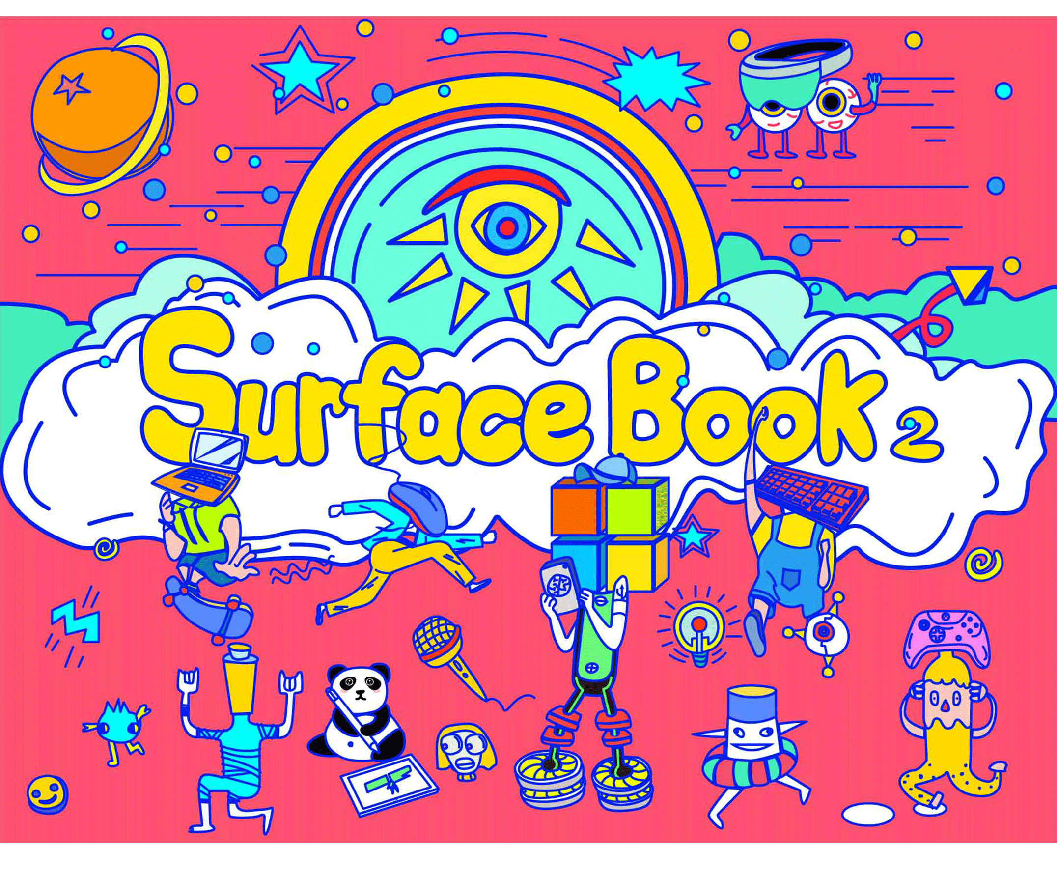 玩转不一样的Surface Book2！_Hi橘子果酱-站酷ZCOOL