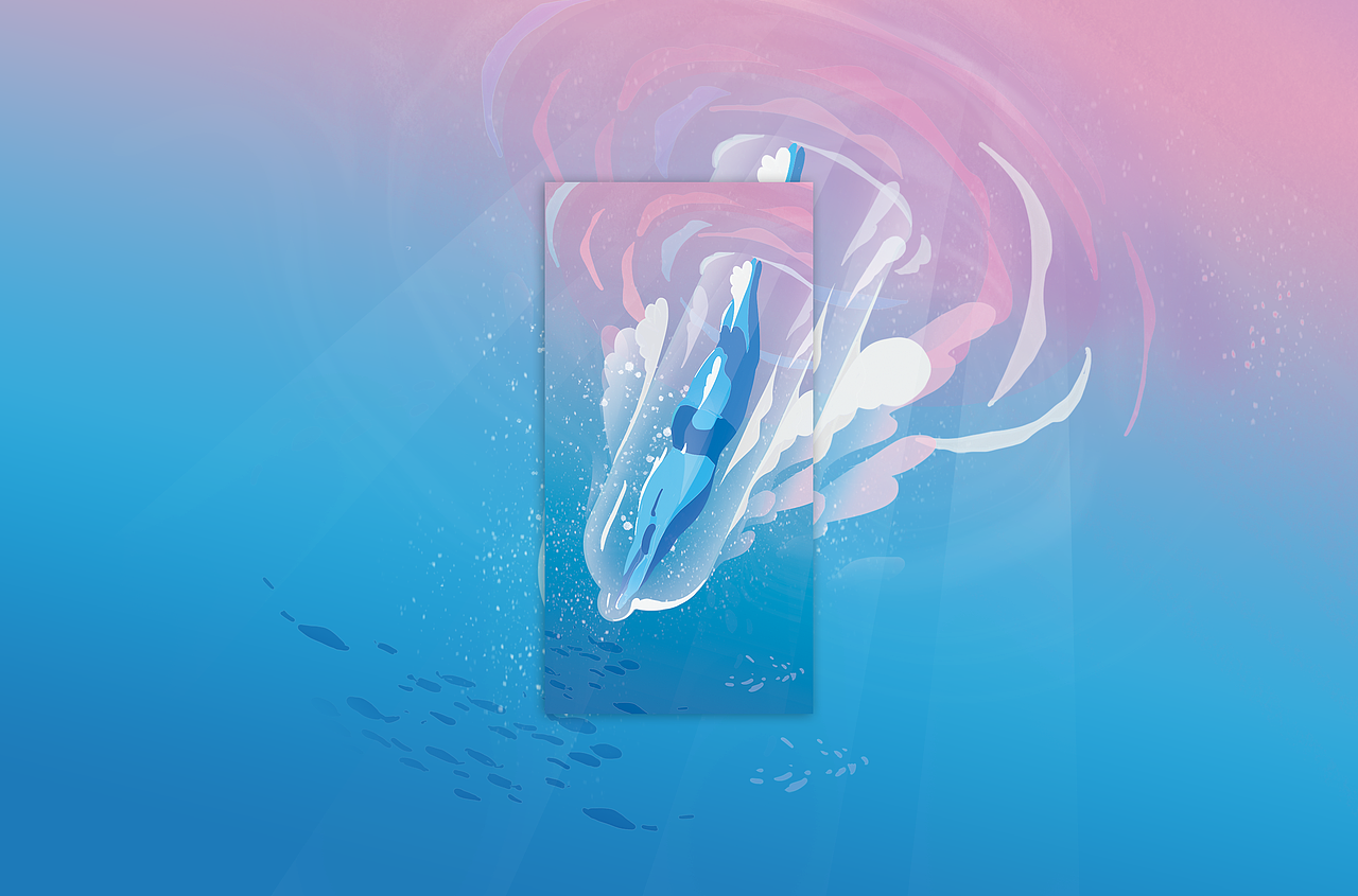 水润 冲入深海_Woytey-站酷ZCOOL