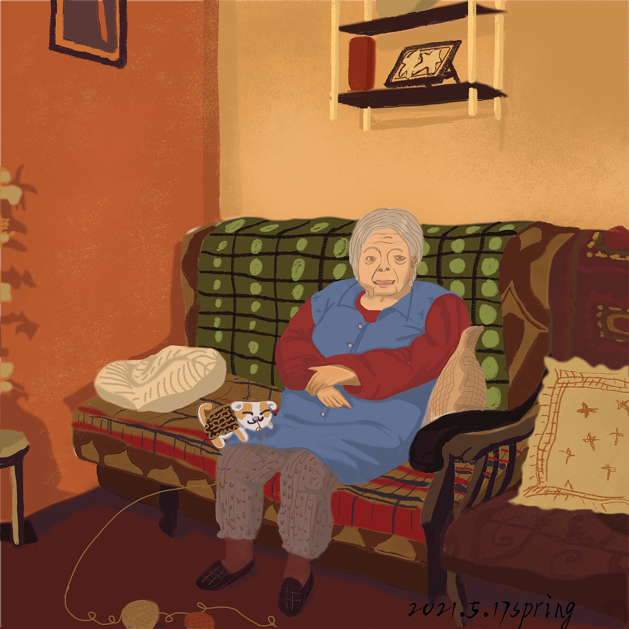 陪伴_Spring渡-站酷ZCOOL