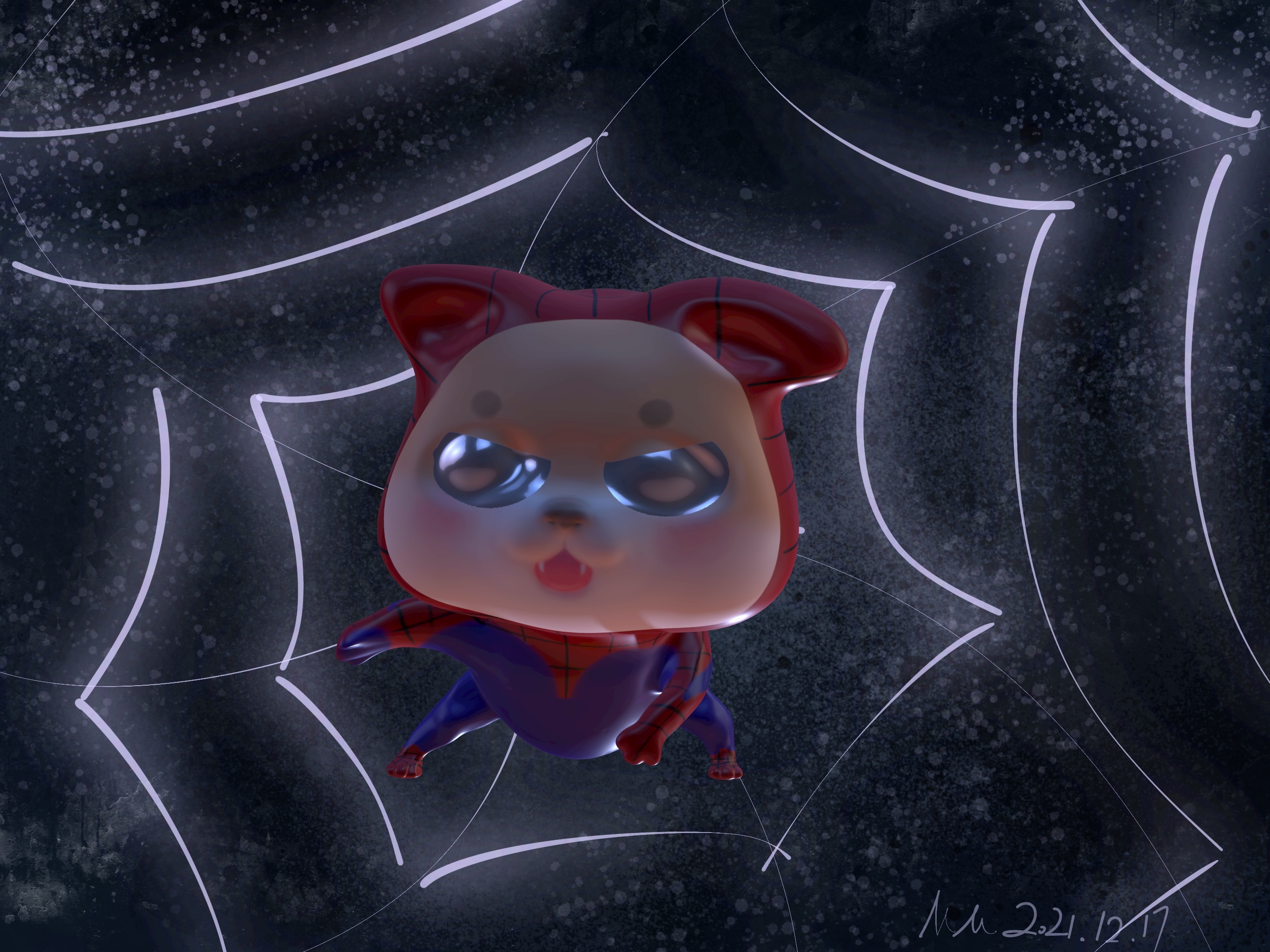 nomad模型制作可爱3dip形象_敏果果小画师-站酷ZCOOL