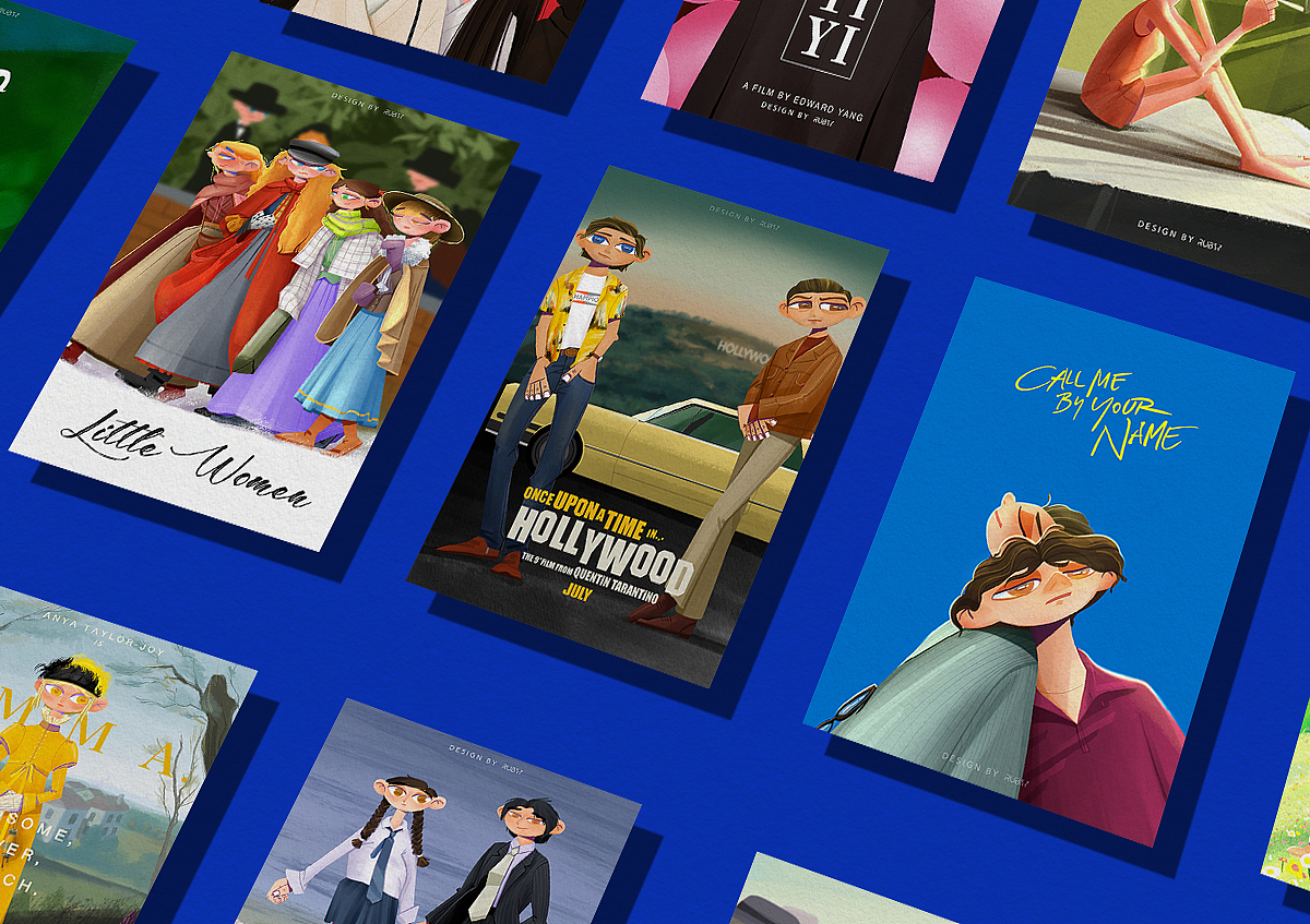 电影海报-插画_弯弯Rowan-站酷ZCOOL