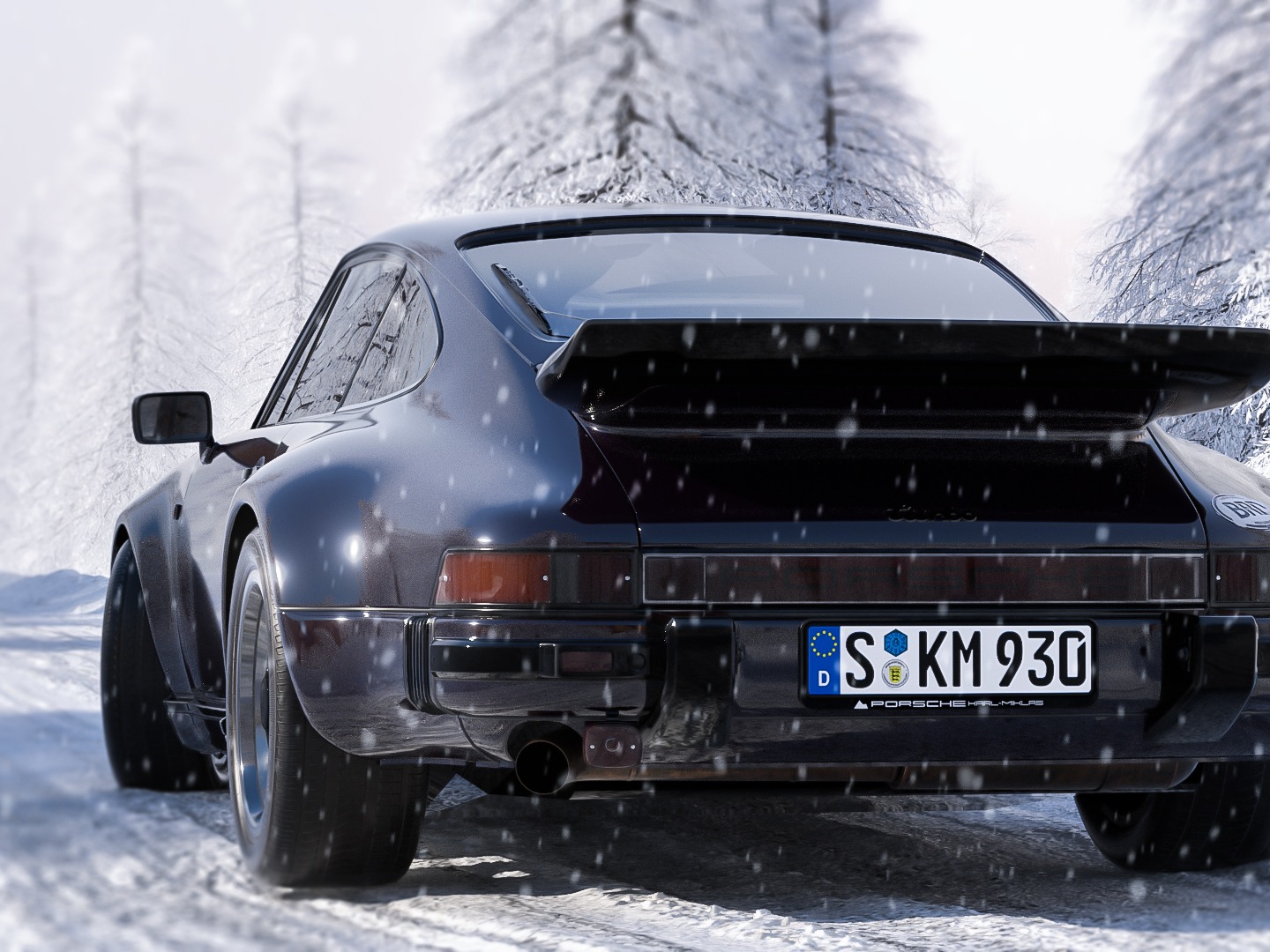 1975 Porsche 911 OC渲染_周书研-站酷ZCOOL