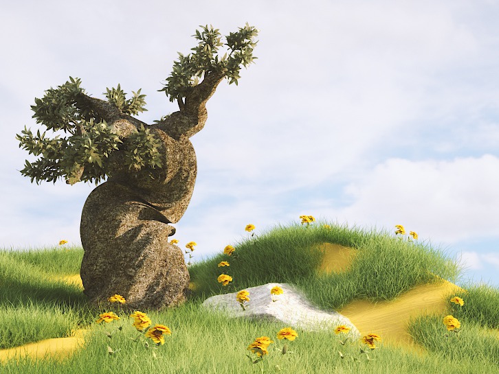 C4DOC场景渲染合成_aila888-站酷ZCOOL