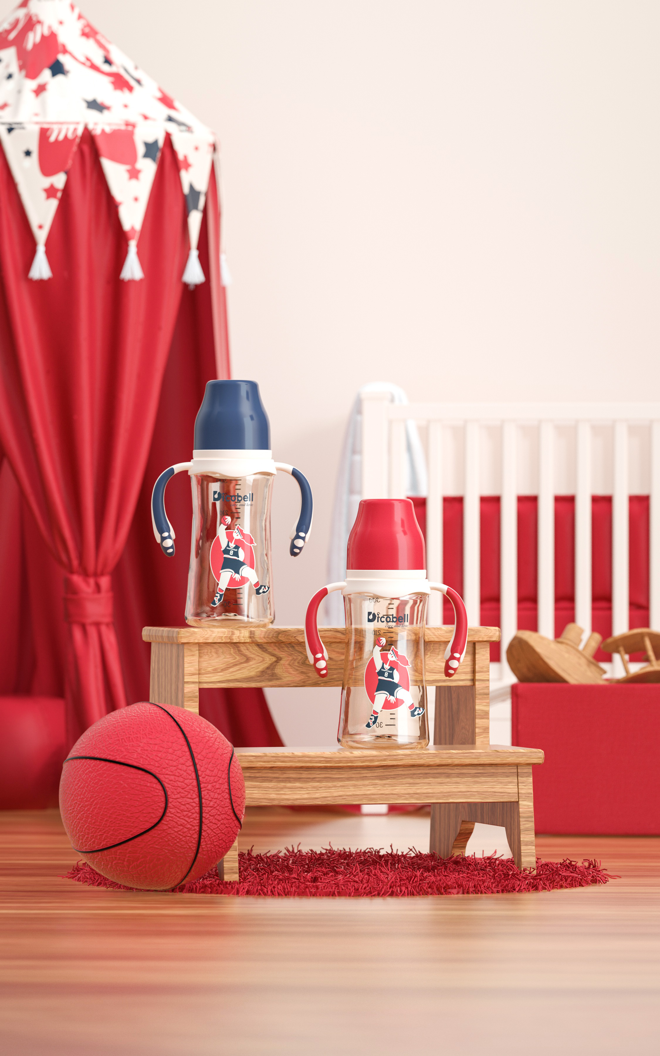 【母婴用品】Docbell迪可贝儿PPSU成长奶瓶设计_Fukumaru-站酷ZCOOL