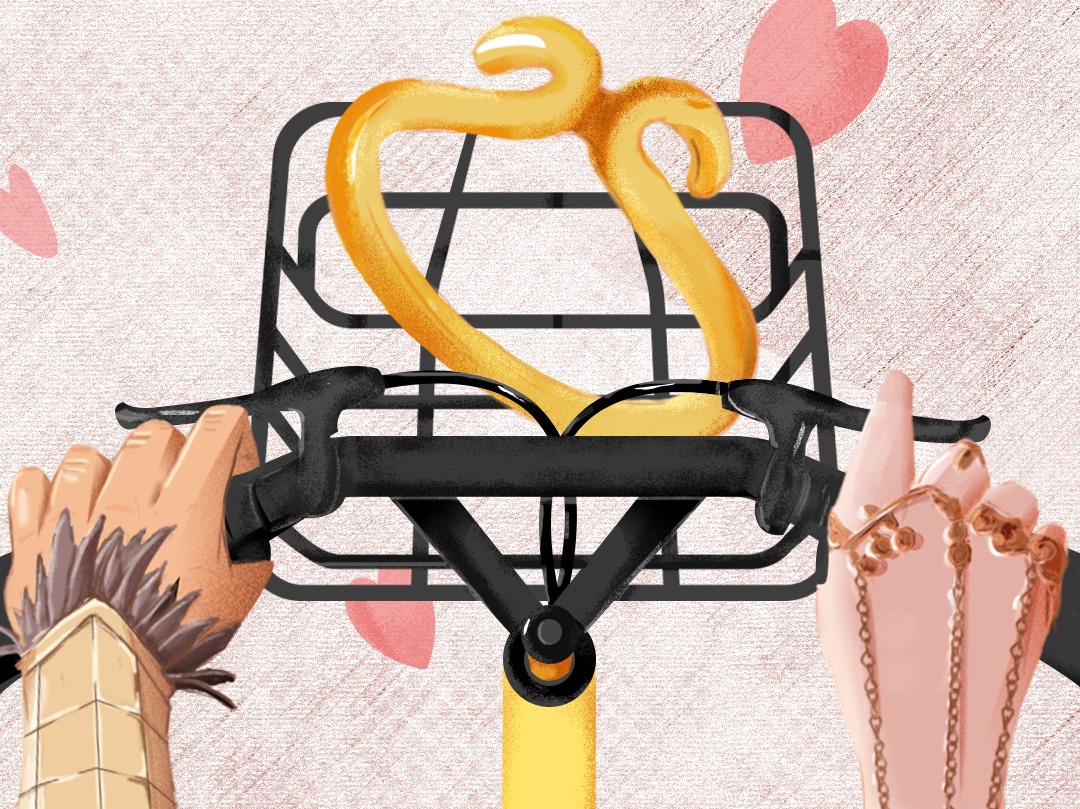 ofo小黄车情人节单屏Banner_CalvinNGU-站酷ZCOOL