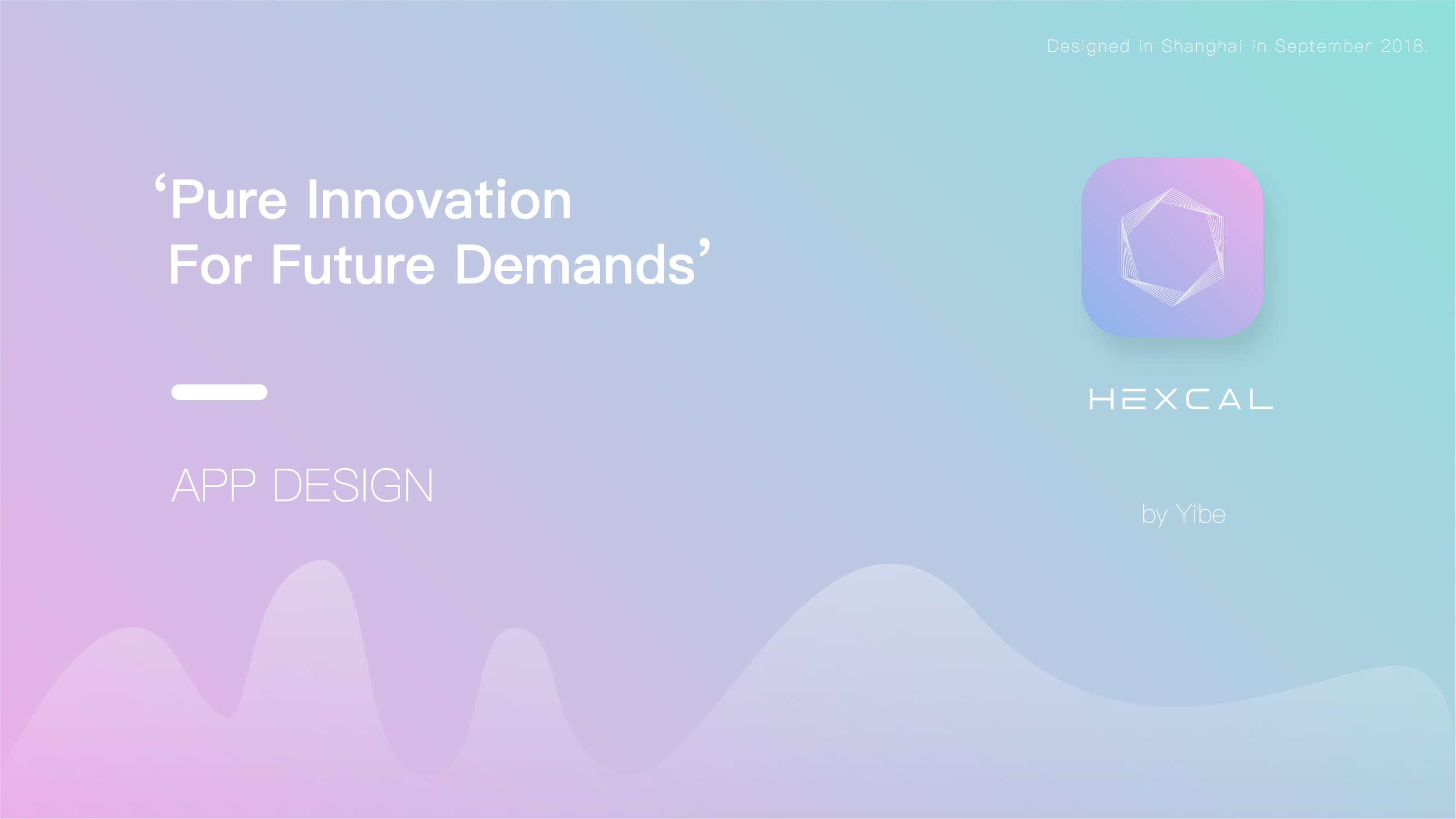 HEXCAL 」App Design_YIBI-站酷ZCOOL