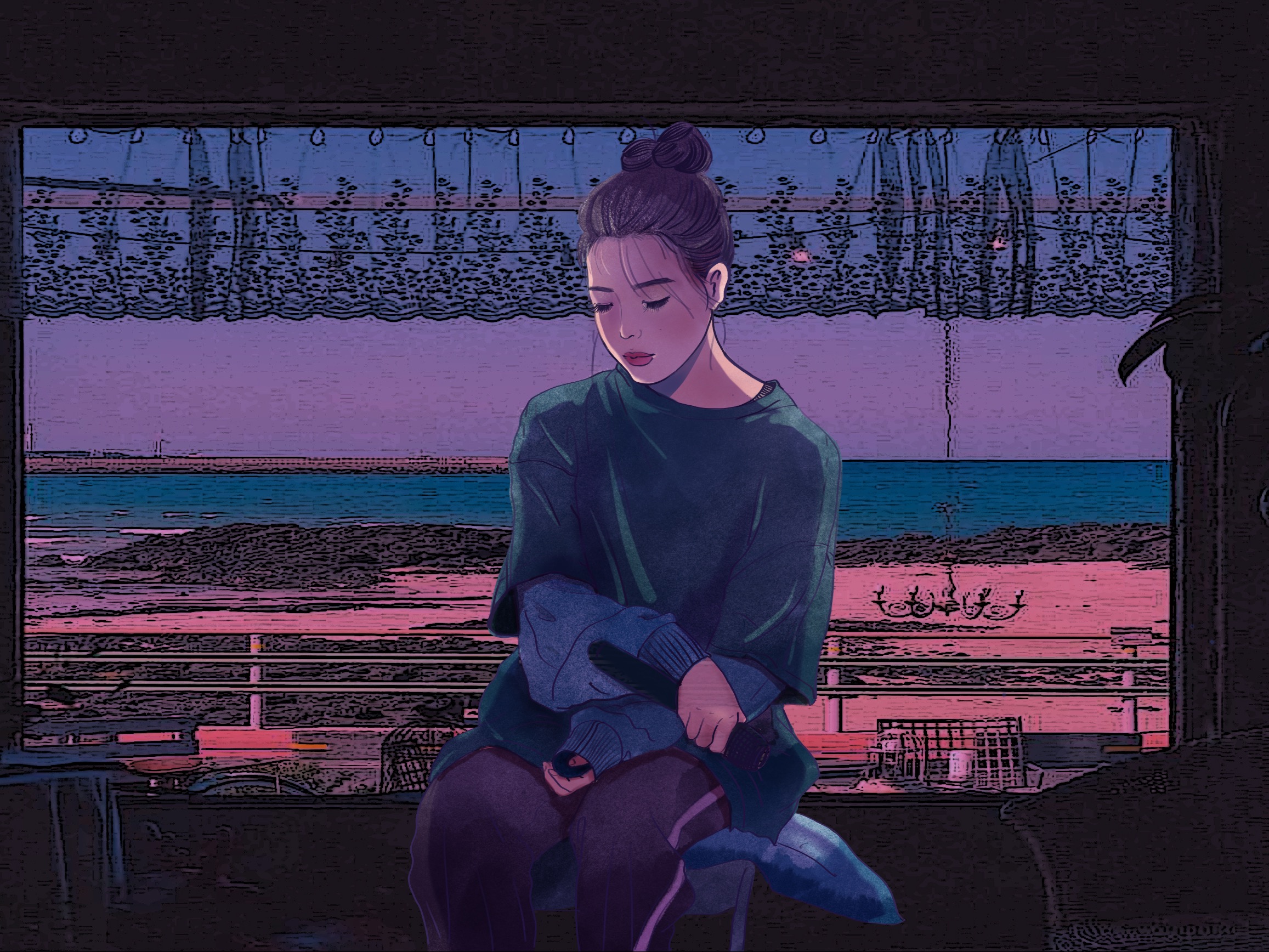 procreat插画作品合集_Joannhere-站酷ZCOOL