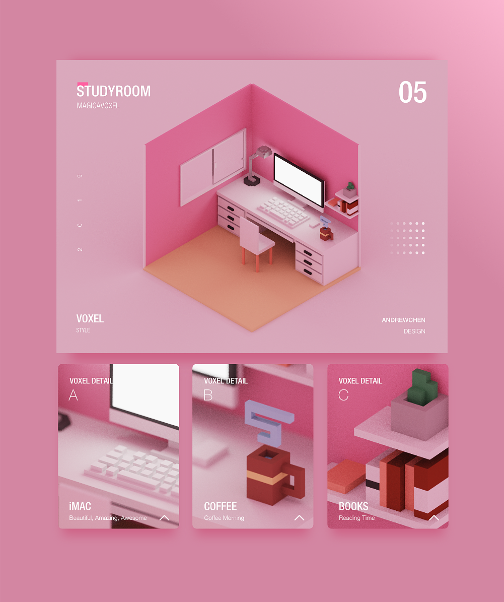 VOXEL体素作品合集_设计师Andrew-站酷ZCOOL