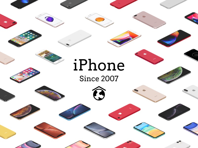 一张图看完iPhone进化史图鉴 | iPhone since 2007 _夏木叶子-站酷ZCOOL