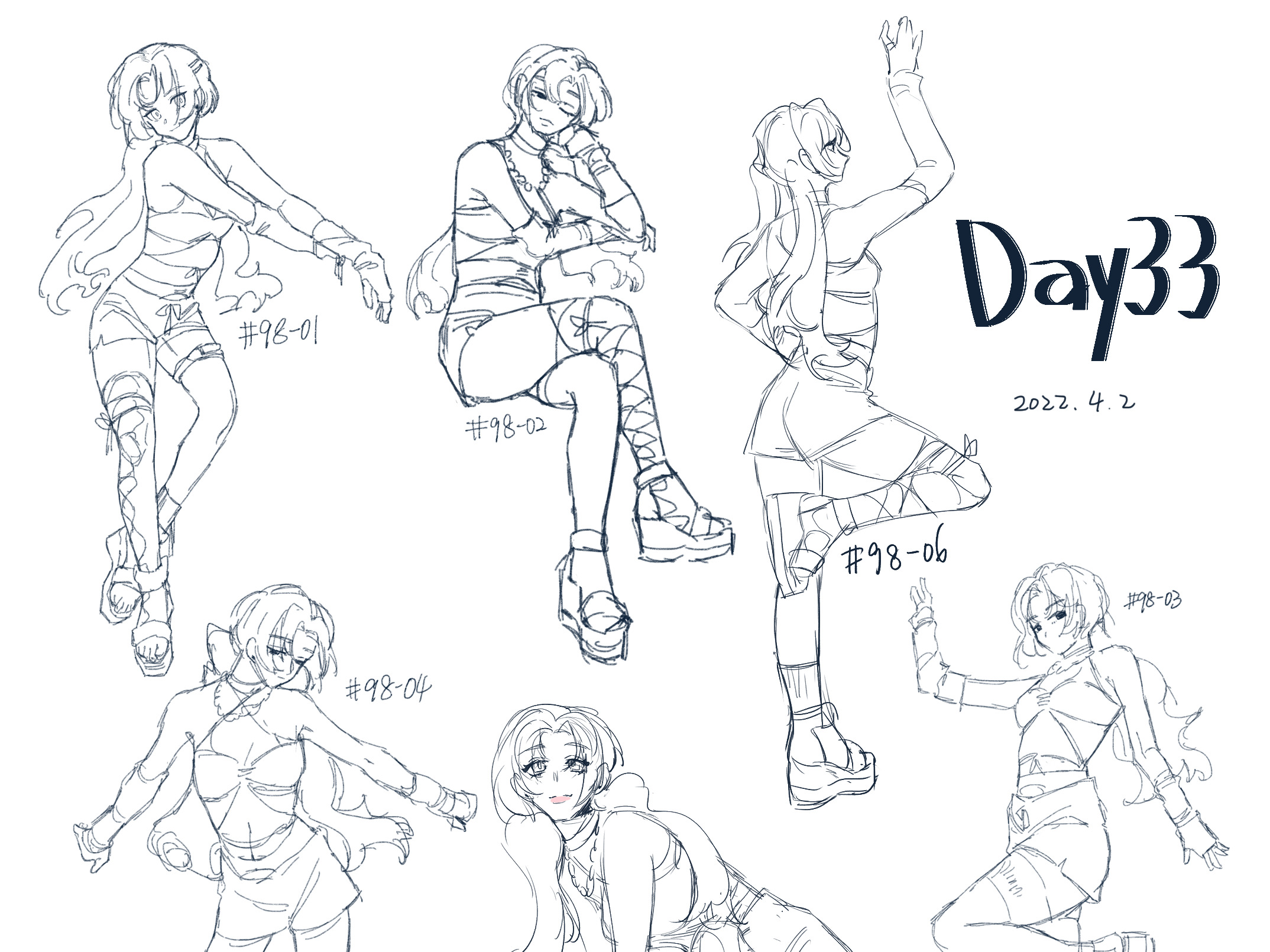 #速写60天挑战赛#day33@速写班长_快乐废物小熊-站酷ZCOOL