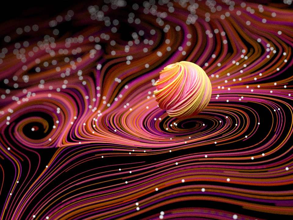 C4D螺旋线条制作教程_久思_follit-站酷ZCOOL