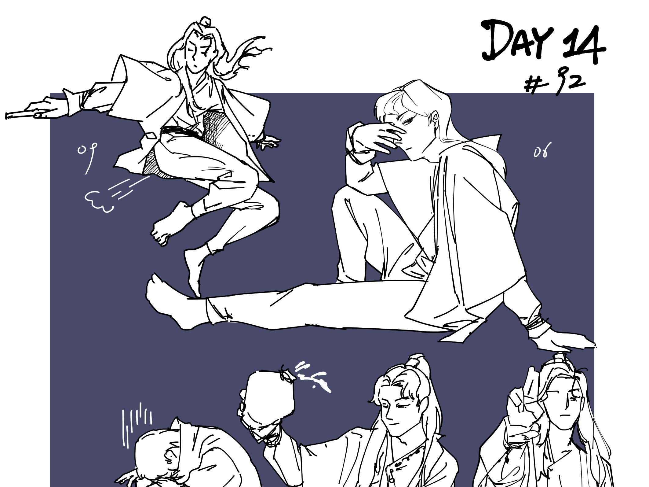 #速写60天挑战赛# day14 @速写班长_遛狗用户-站酷ZCOOL