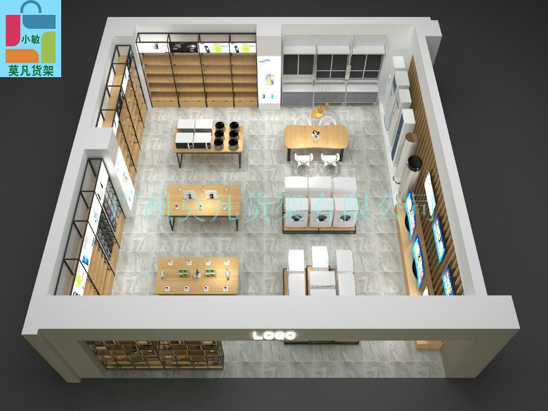 潮流美时尚百货，lenle伶俐饰品货架，无锡nome货架_莫凡小敏-站酷ZCOOL