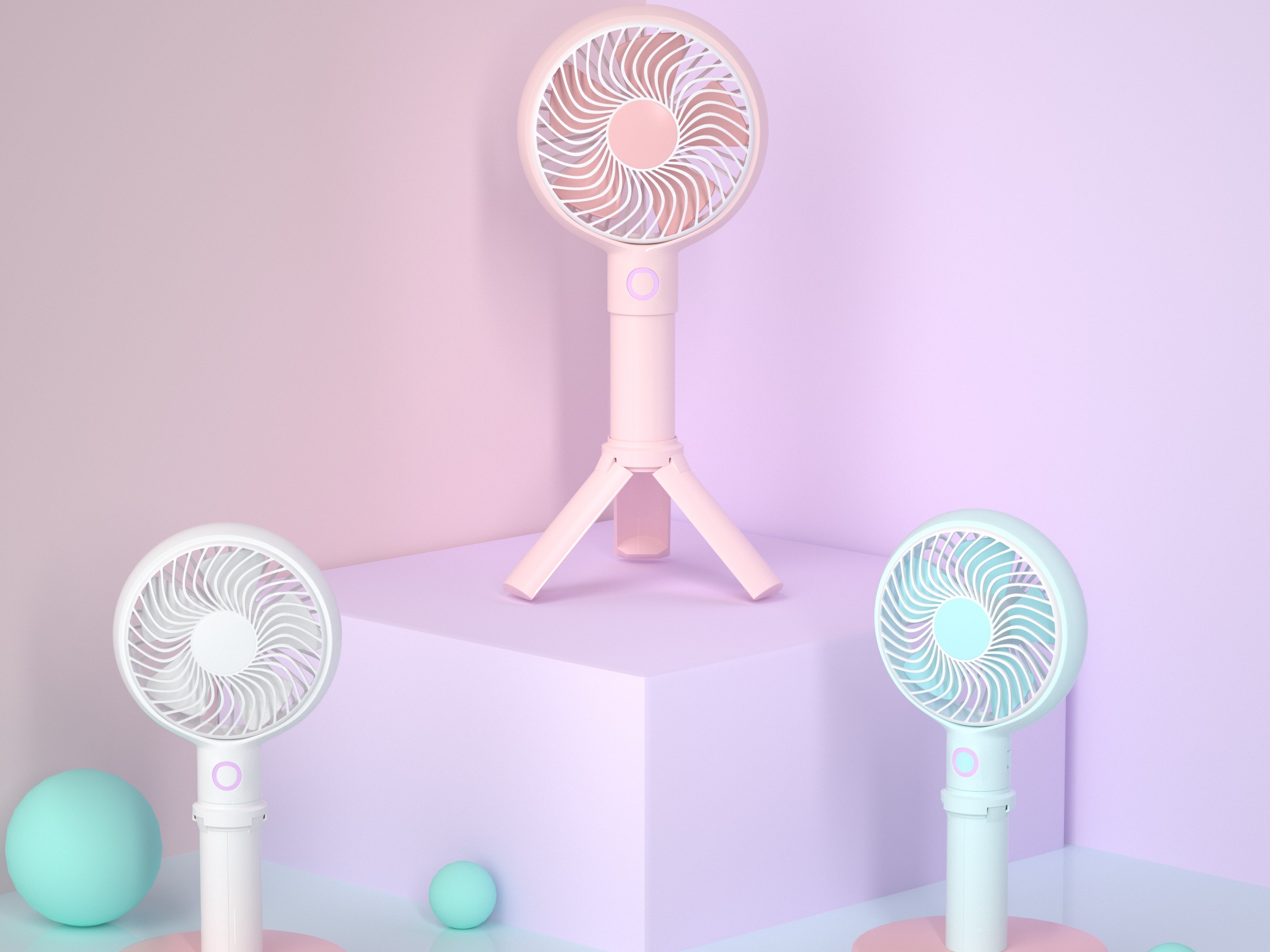 迷你风扇_让它画-站酷ZCOOL