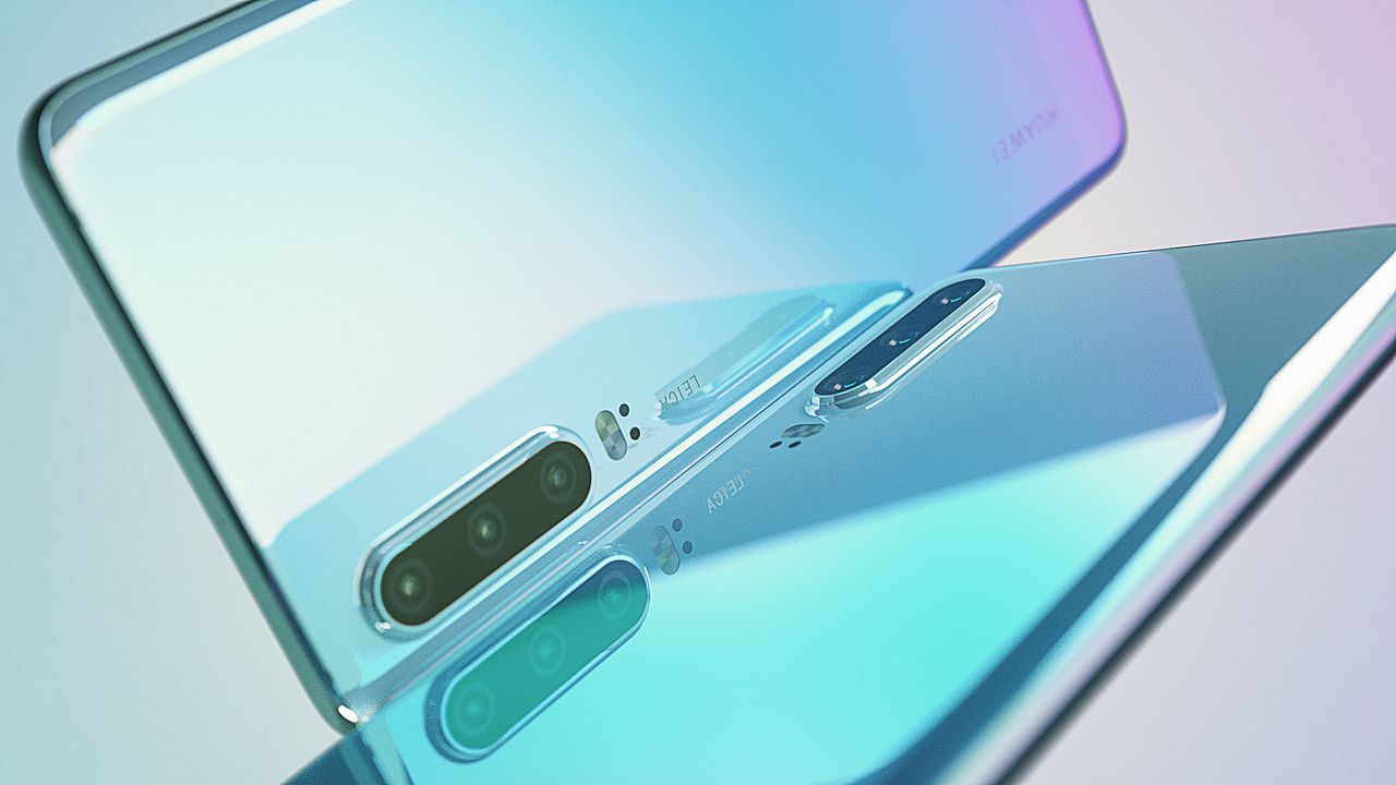 华为P30-天空之境外观渲染_临癫2333-站酷ZCOOL