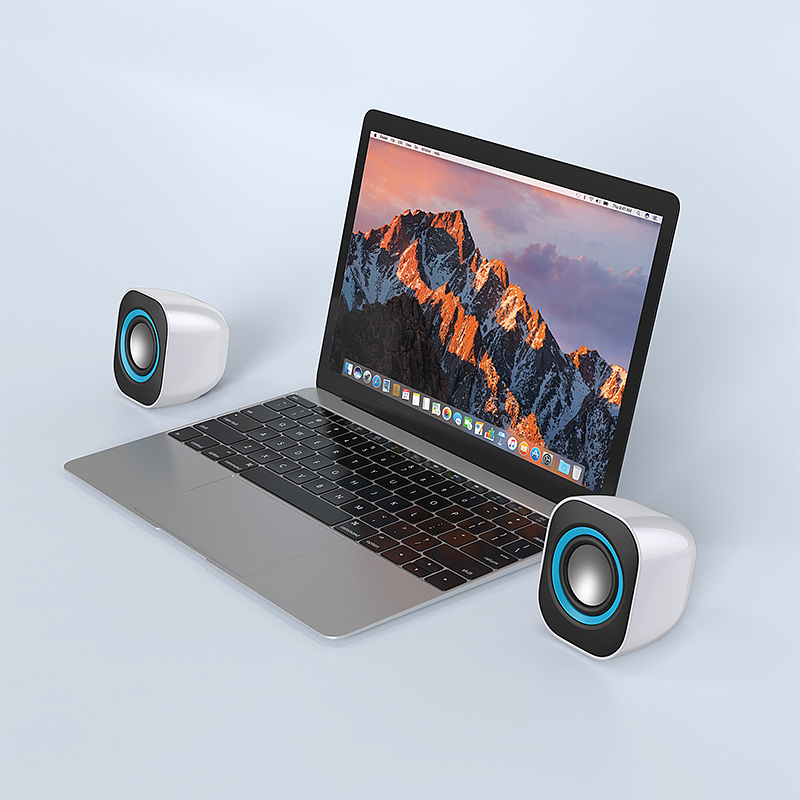 桌面小音响渲染详情_ddd雨夜聆风-站酷ZCOOL