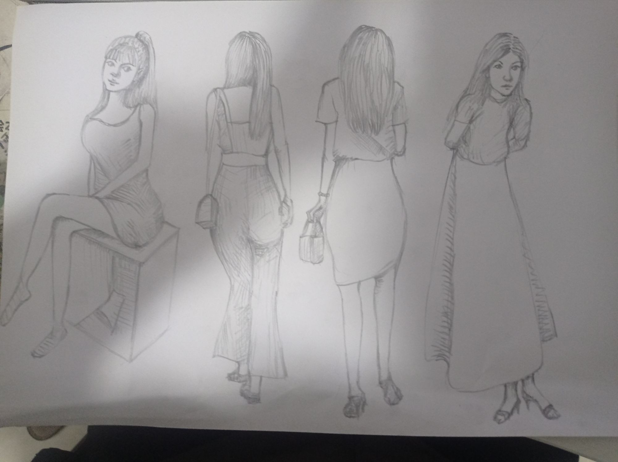 速写练习_mo墨mo-站酷ZCOOL