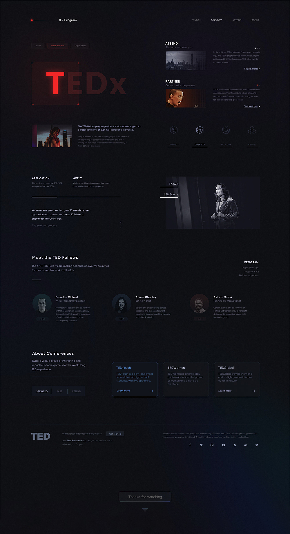 TED: Ideas worth spreading_梦灵君-站酷ZCOOL