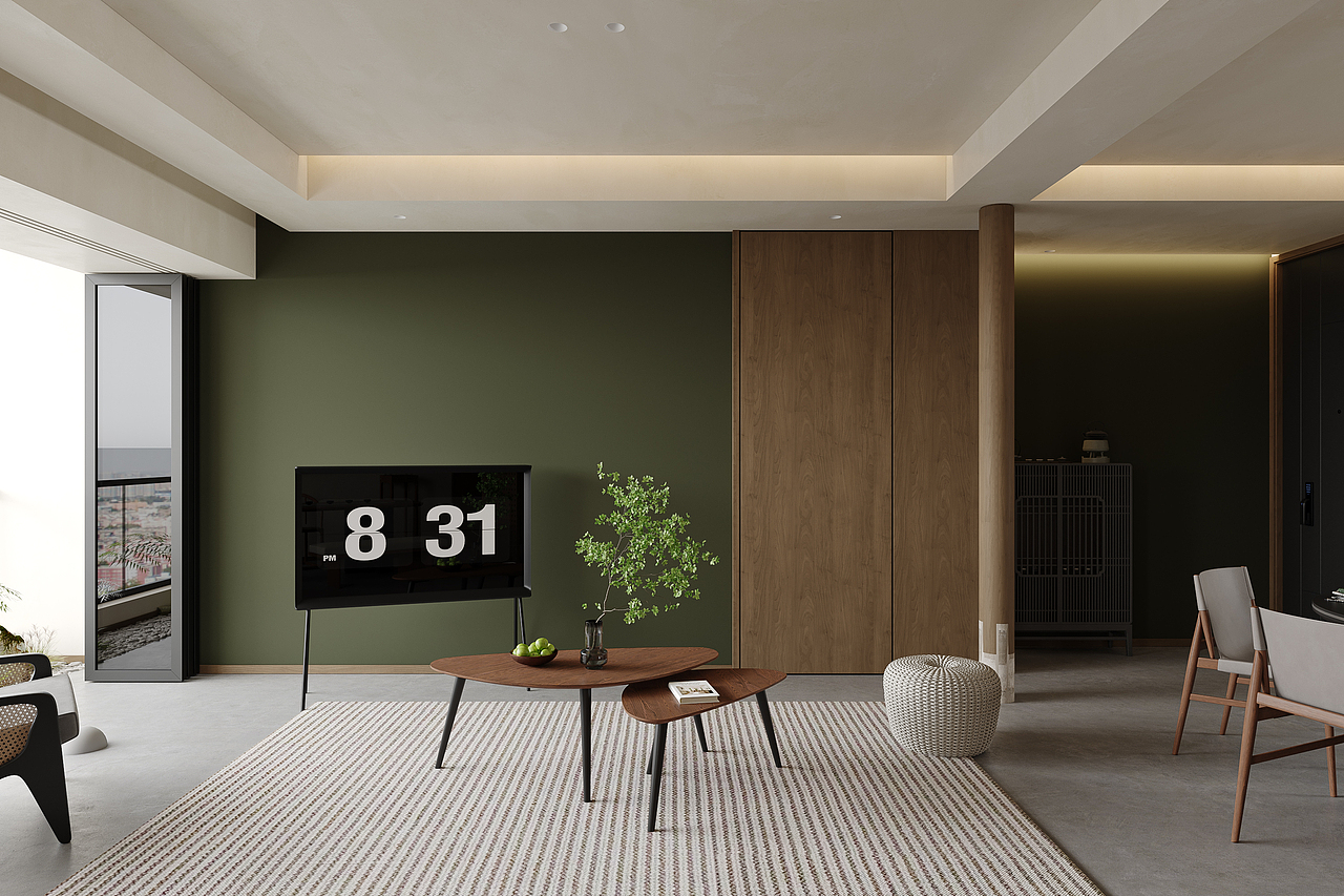 INITIAL-STUDIO 原木风家装表现_梵舍视觉-站酷ZCOOL