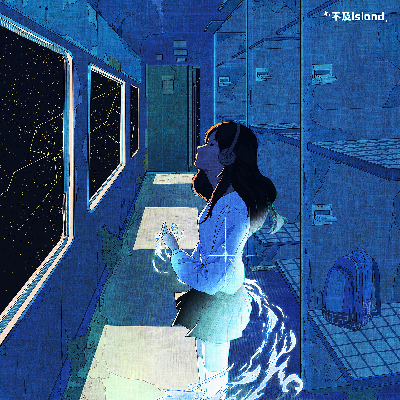 晚星空_不及island-站酷ZCOOL